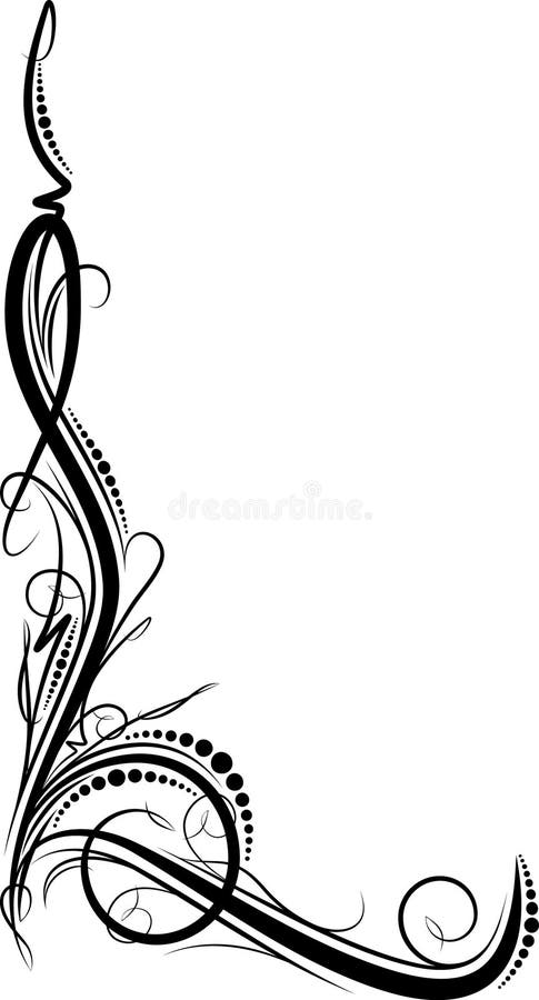 Decorative corner stock vector. Illustration of antique - 5179781