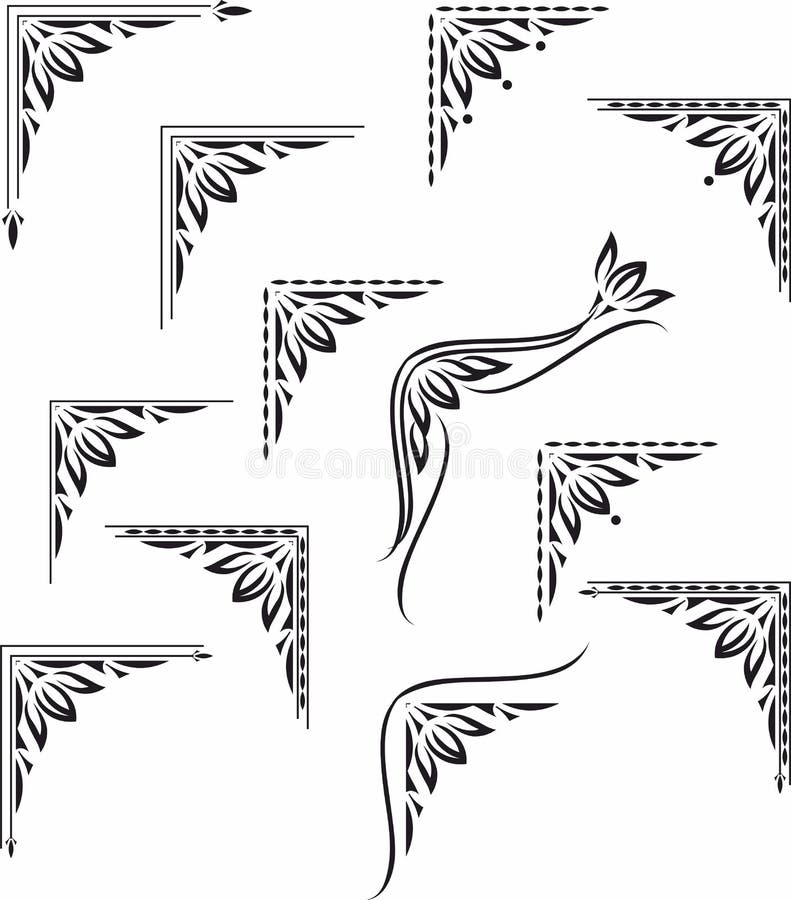 Decorative Line Breaks Stock Illustrations – 95 Decorative Line Breaks ...