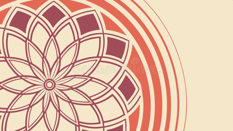 Decorative Corner Mandala Segment with Floral Elements Vector Design ...