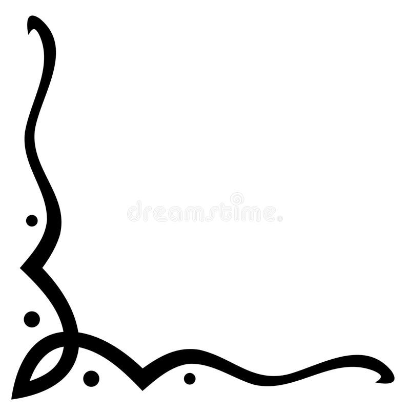 Decorative Corner Ornaments. Stock Vector - Illustration of decoration ...