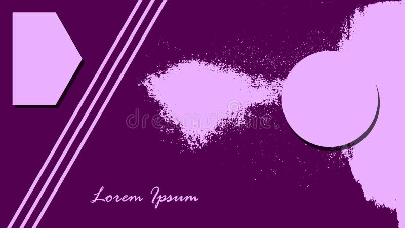 Purple Leaflet Flyers. Header Website Backgrounds Stock Vector ...