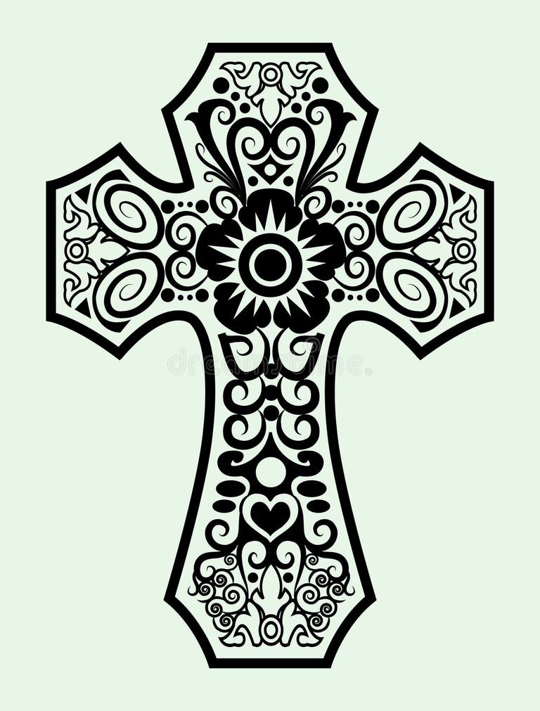 Calligraphy Border Cross Stock Illustrations – 351 Calligraphy Border ...