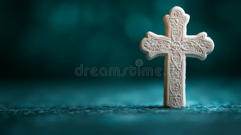 Decorative Cross Teal Textured Background Stock Photos - Free & Royalty ...