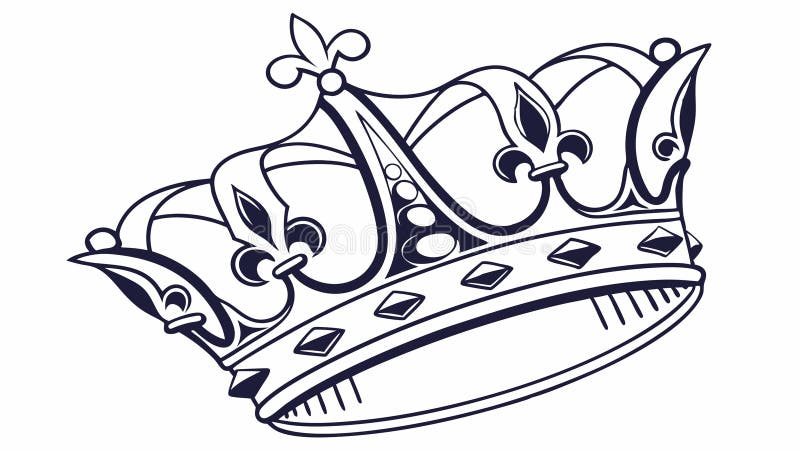 Decorative Crown Illustration, Royalty and Symbol Art, Vector Design ...