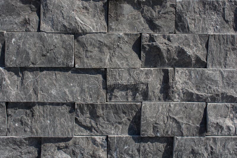 Decorative Cubic Stone Wall Background Stock Image - Image of brick ...