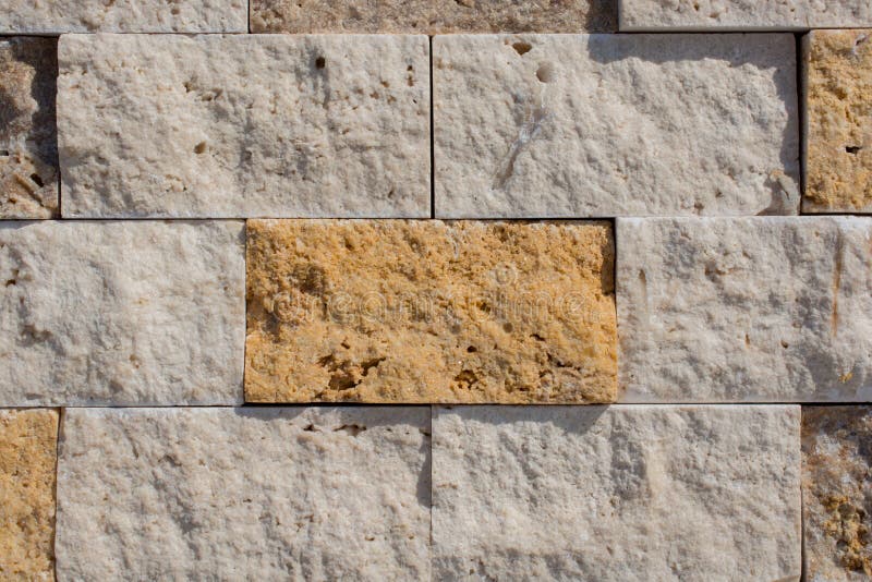 Decorative Cubic Stone Wall Background Stock Photo - Image of weathered ...