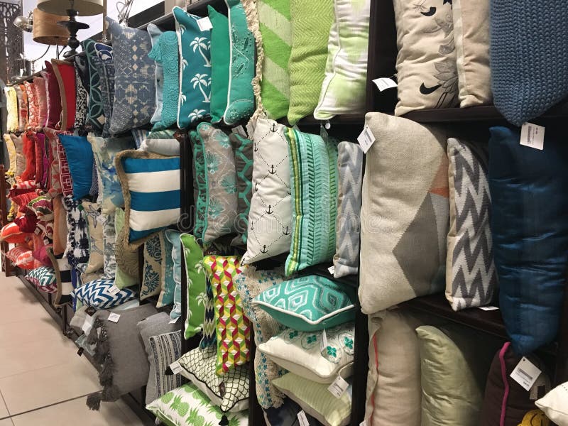 Decorative cushions stock photo. Image of organised - 103435548