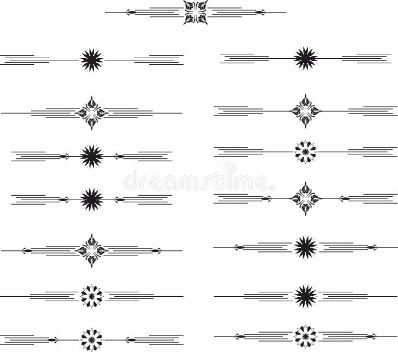 Deco Design Separator Stock Illustrations – 1,036 Deco Design Separator ...