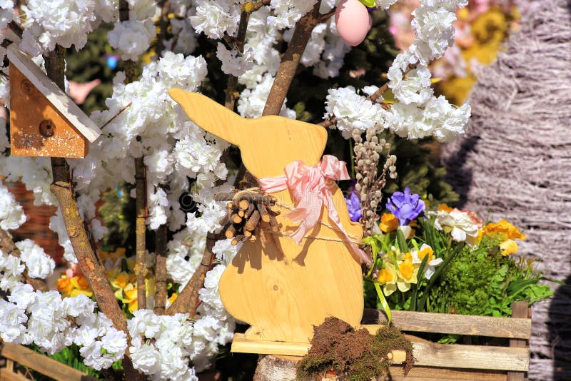 Decorative Design of the City for Easter Stock Image - Image of city ...