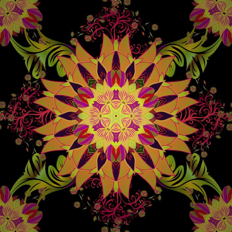 Decorative Design Element Filigree Calligraphy Stock Illustration ...