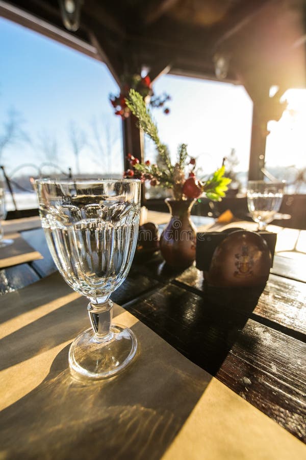 Decorative Design of Restaurant in the Village Stock Image - Image of ...