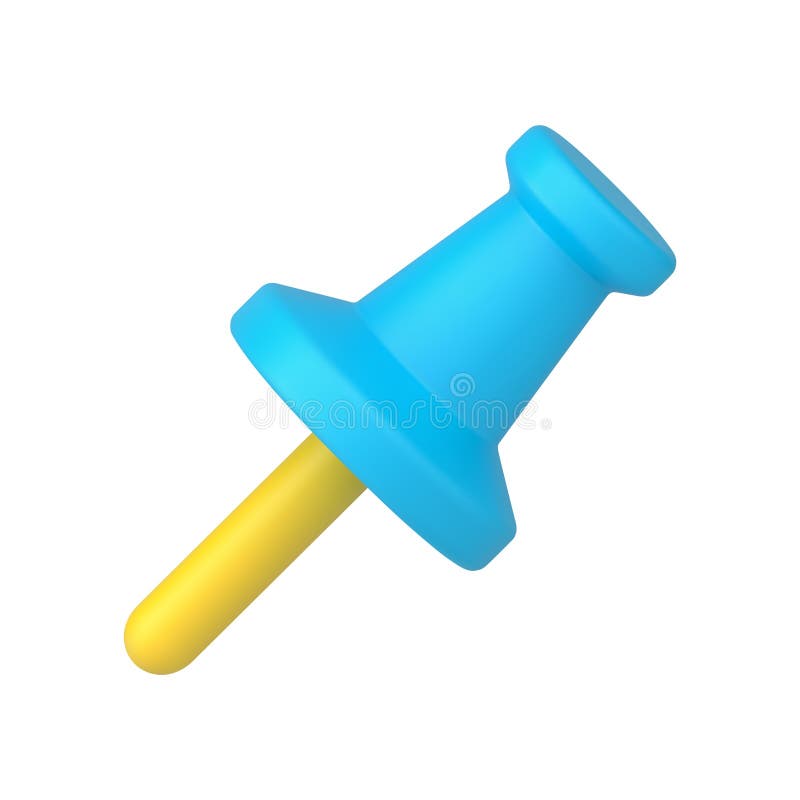 Blue Push Button with @ Symbol - 3D Rendering Stock Illustration ...