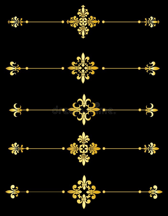 Decorative divider stock vector. Illustration of assortment - 21622093