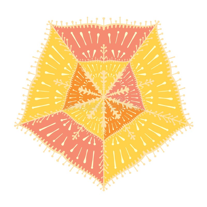 Decorative Doodle Ornament. Vector Illustration Stock Vector ...