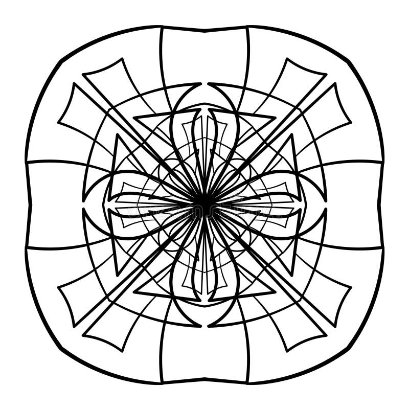 Decorative Doodle Ornament. Vector Illustration Stock Vector ...