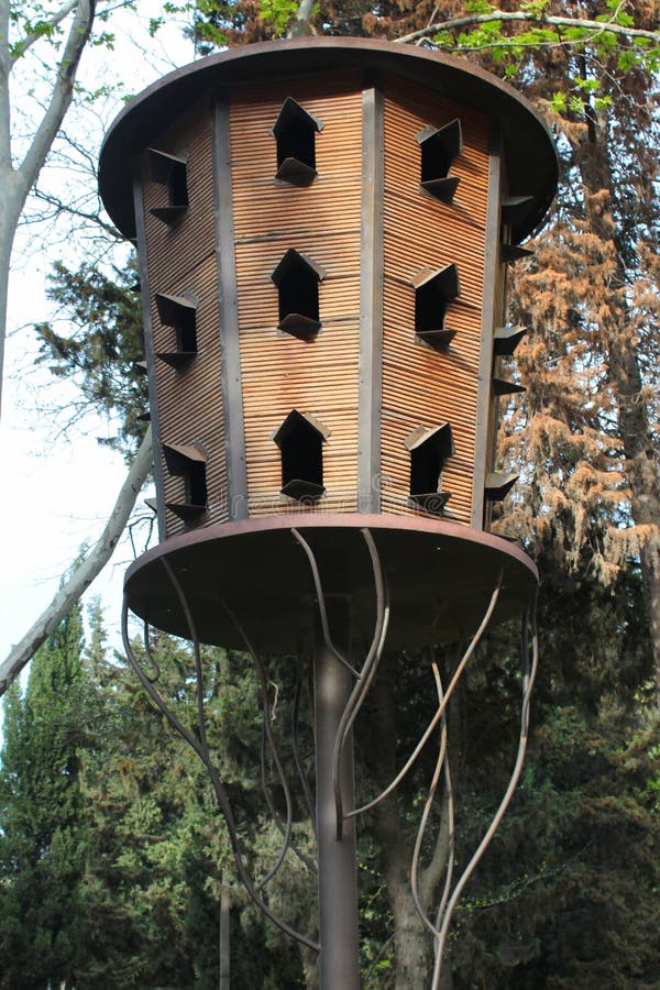 Dovecote Decorative Garden Furniture Stock Image - Image of carpentry ...