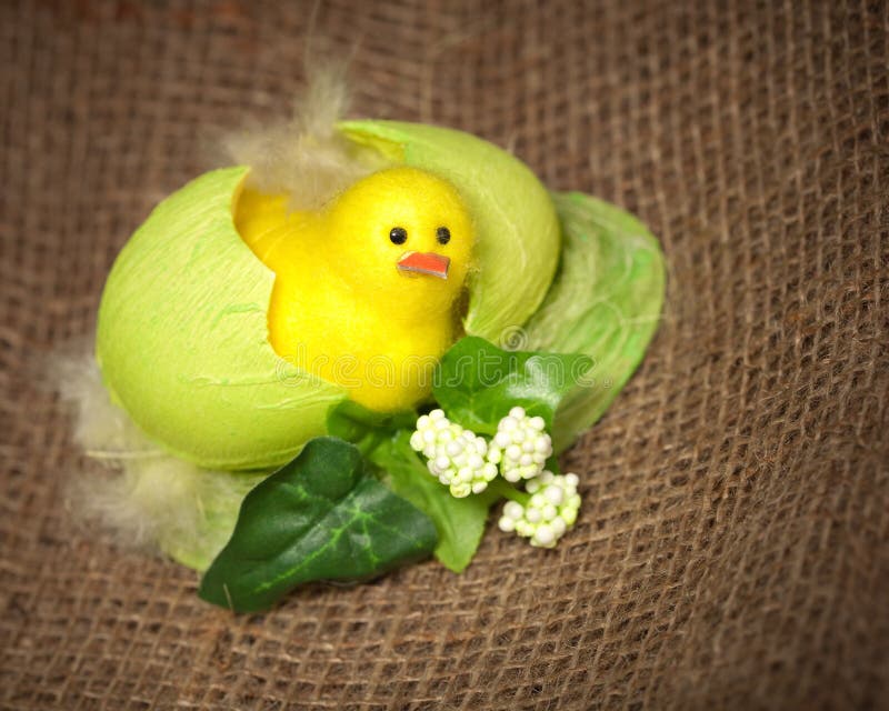 Decorative Easter chicken stock photo. Image of beautiful - 13482736