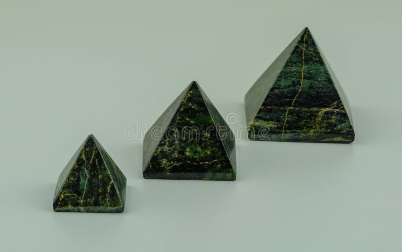 Decorative Egyptian Pyramids Made of Basalt Stock Image - Image of ...