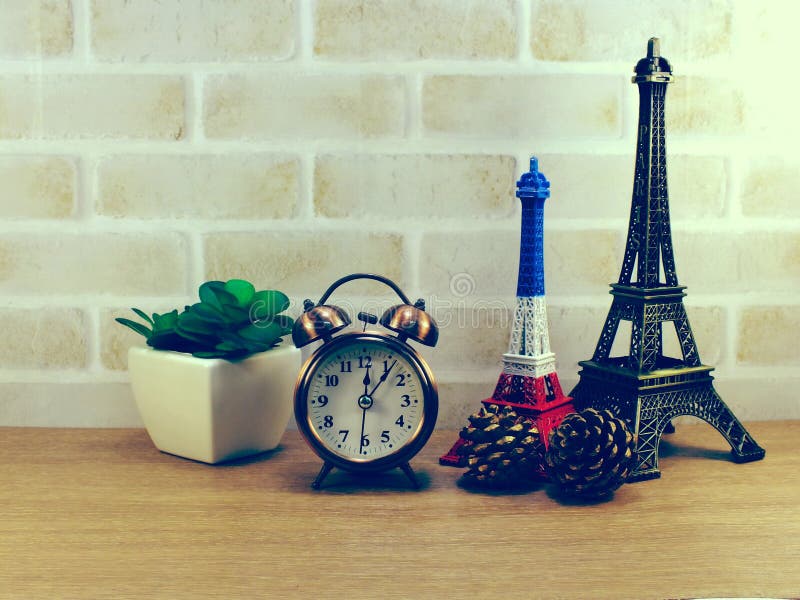 Decorative Eiffel Tower and Different Home Decor Related Objects Stock ...