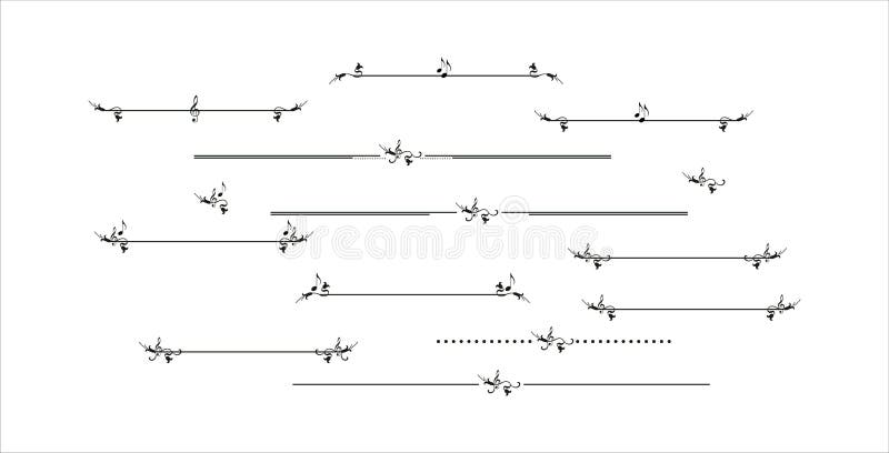 Music Text Divider Stock Illustrations – 32 Music Text Divider Stock ...