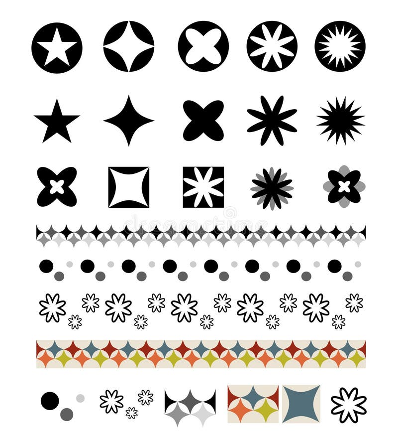 Decorative elemen stock vector. Illustration of abstract - 10705442