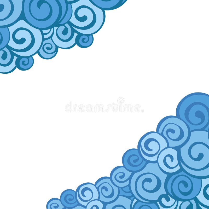 Decorative Element Border. Abstract Invitation Card Stock Vector ...