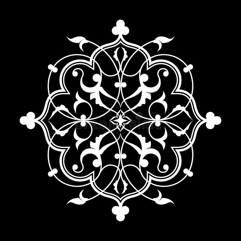 Decorative Element Eastern Pattern Stock Vector - Illustration of ...