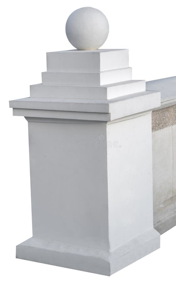 Decorative Element in the Form of a Stone Ball Stock Photo - Image of ...