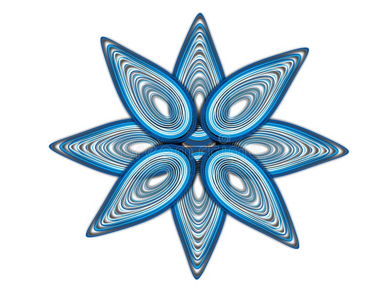 Decorative Element Light Blue Color Stock Illustration - Illustration ...