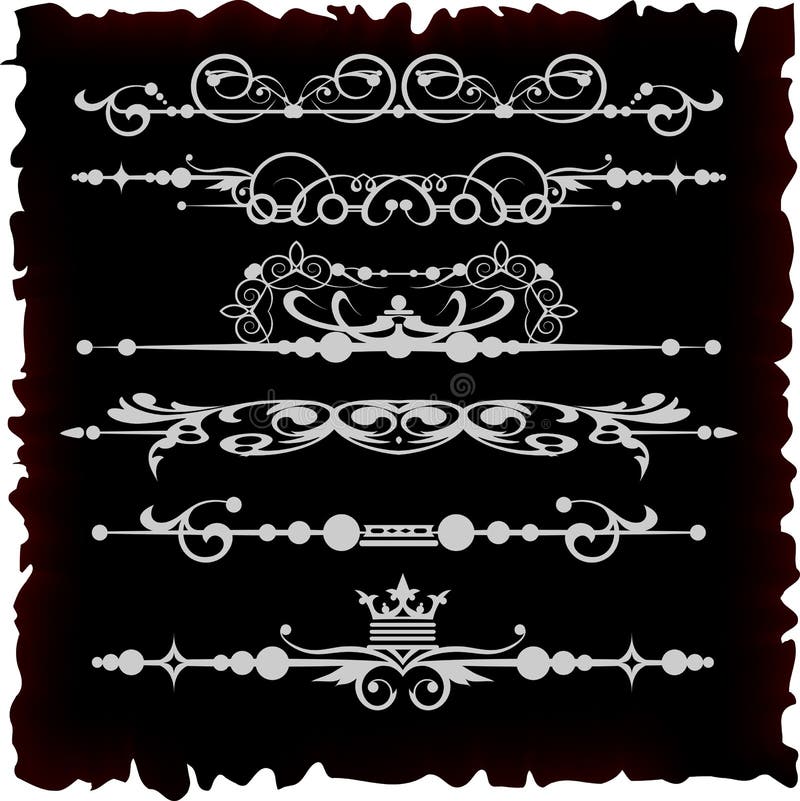 Decorative Elements. Angle Design Stock Vector - Illustration of ...