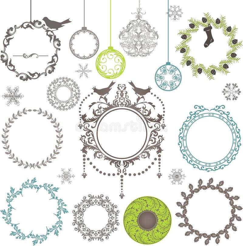 Decorative Elements - Circle Style Stock Vector - Illustration of ...