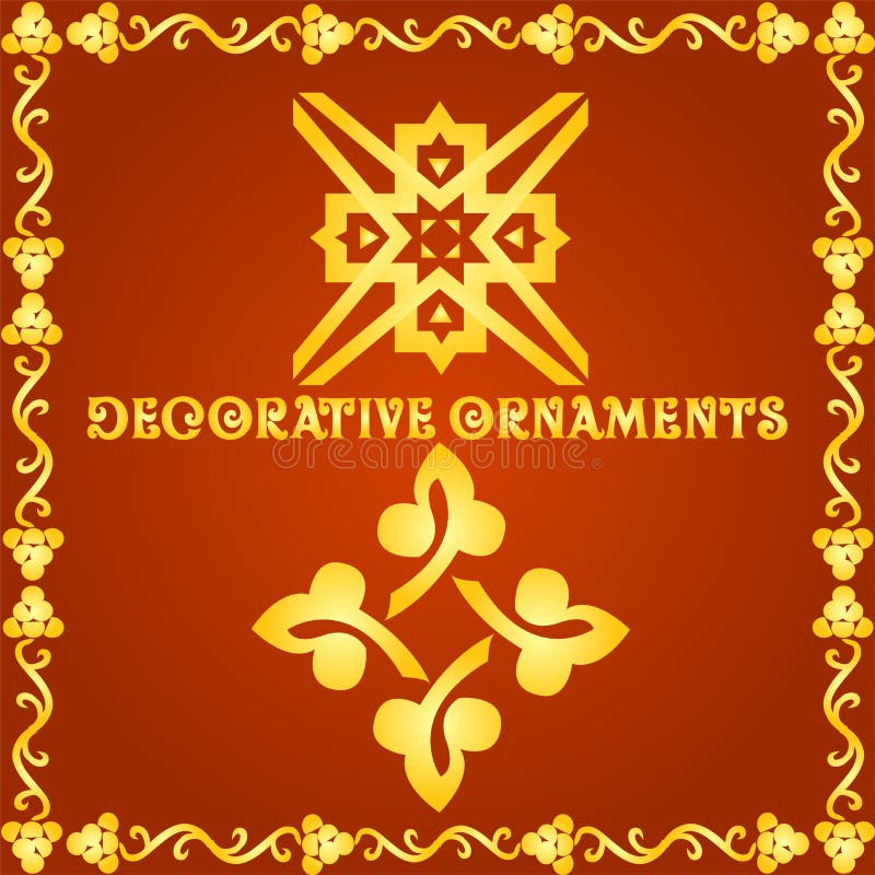 Decorative Elements for Designs Stock Illustration - Illustration of ...