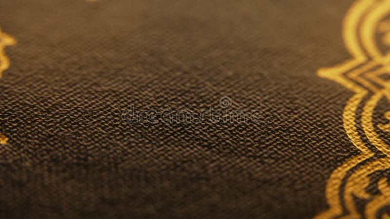 Gold Detailed Ornate Arabic Antique Book Cover. Vintage Embossed ...