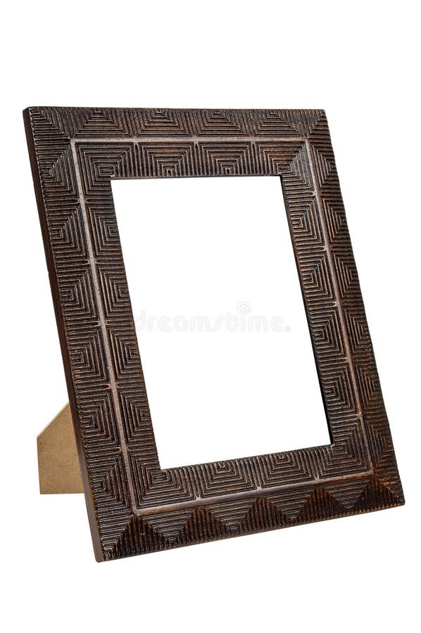 Decorative Empty Wooden Picture Frames and Dried Flowers. Home ...