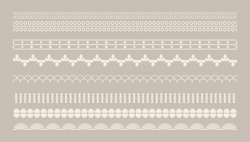 Decorative and Ethnic Ornate Border Backdrop in Boho Style Stock ...