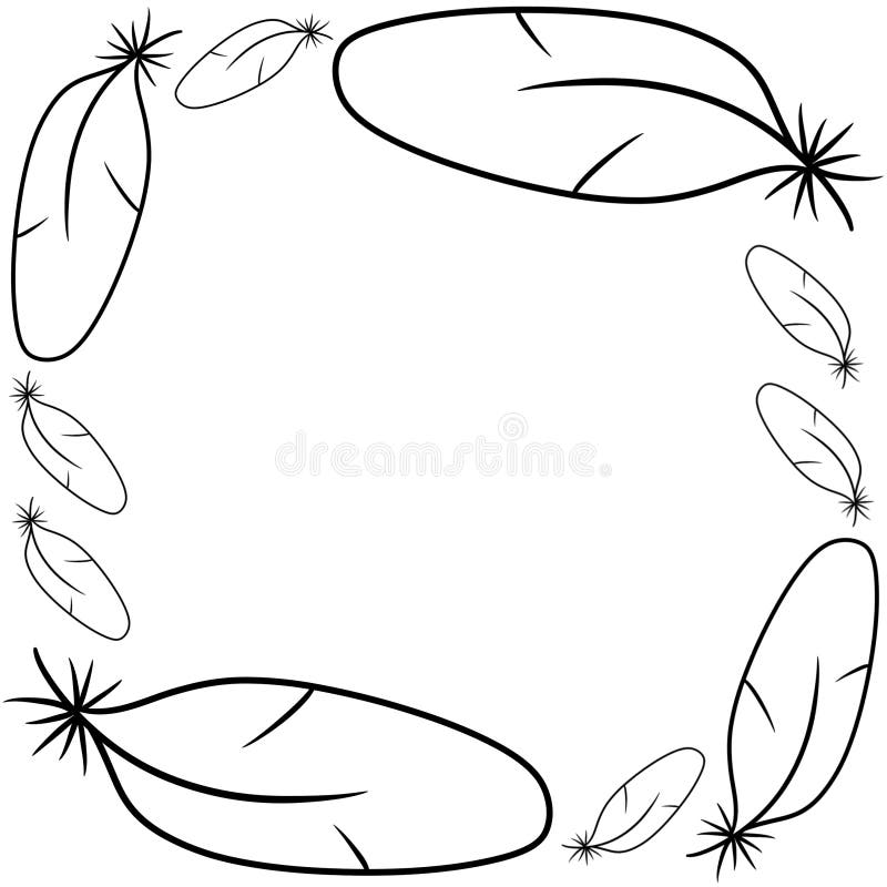 Feathered Border Stock Illustrations – 71 Feathered Border Stock ...