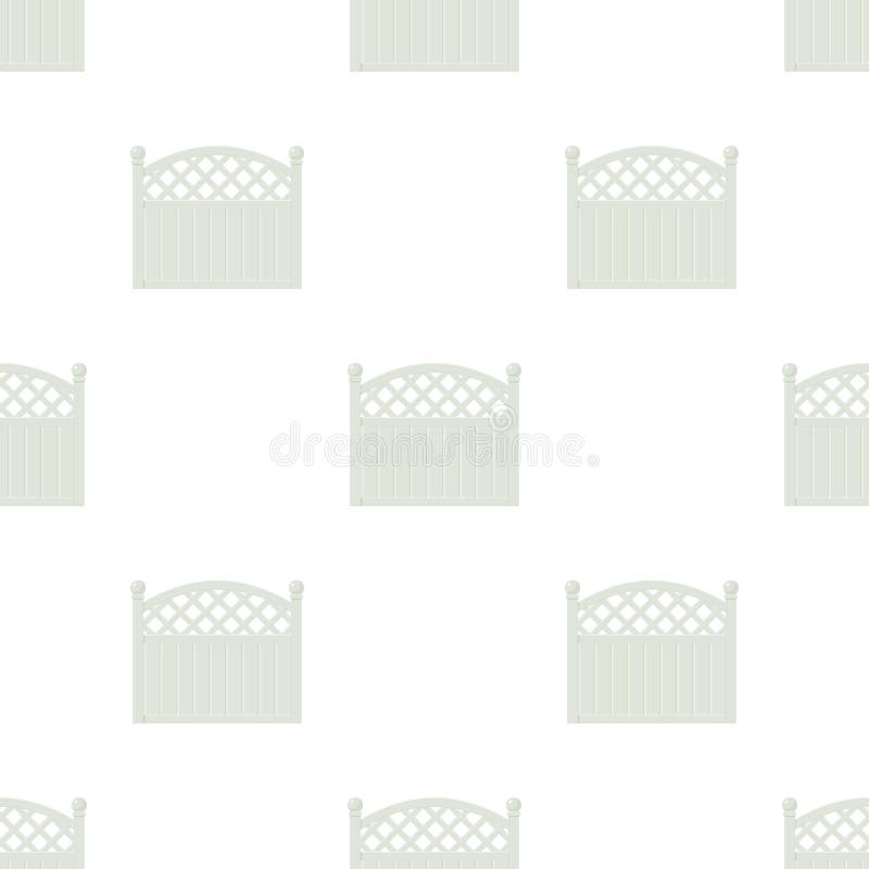 Decorative Fence Pattern Seamless Vector Stock Vector - Illustration of ...