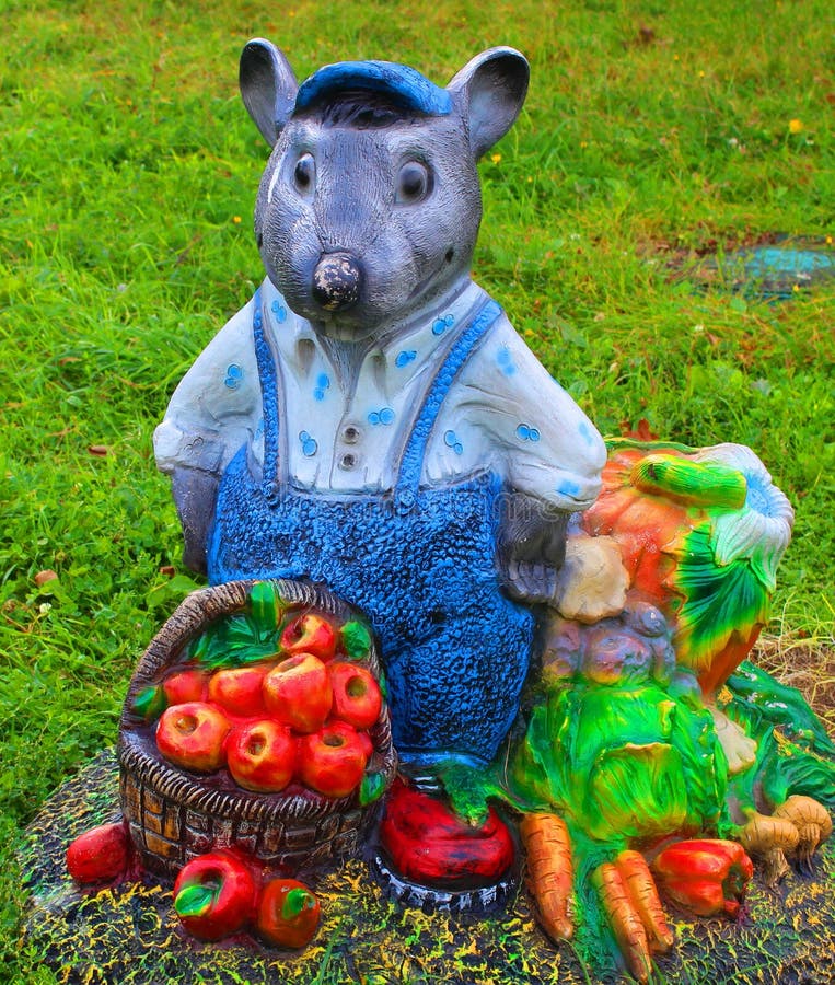 Decorative Figure of a Fairy-tale Mouse Character with Ceramic ...