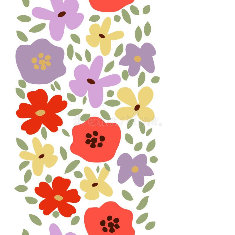 Decorative floral border stock vector. Illustration of ornate - 117480514