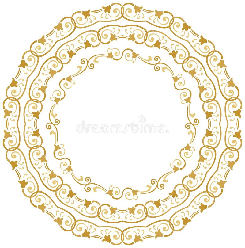 Decorative circles stock vector. Illustration of decorative - 74822219