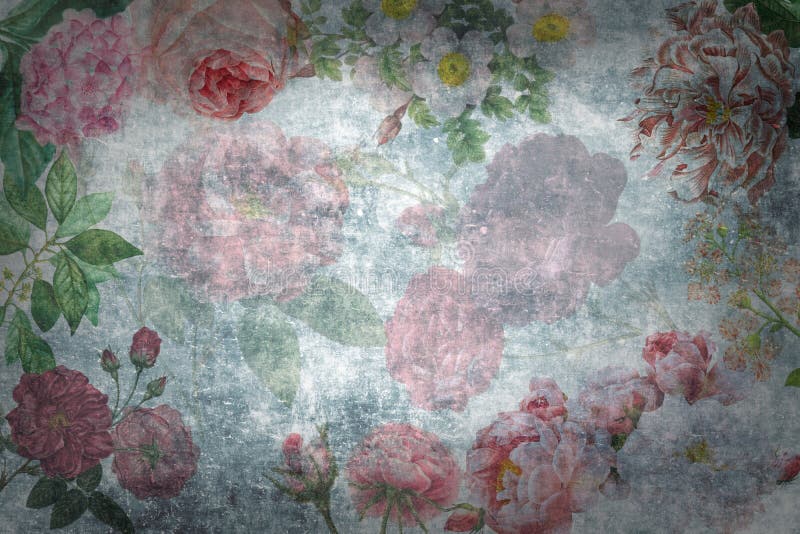 Decorative Floral Parchment Paper for a Background Stock Image - Image ...