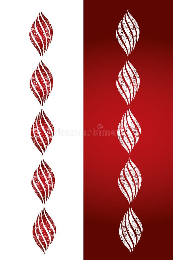 Decorative Flower Chain Vector Stock Illustration - Illustration of ...