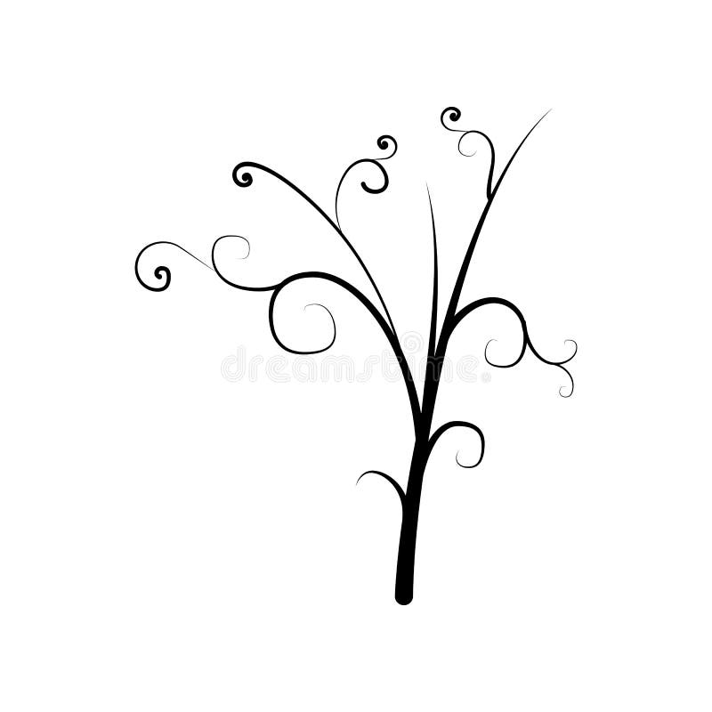 Decorative Flowers, Hand Draw Illustration Stock Illustration ...