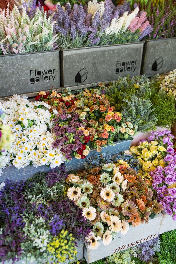 Decorative Flowers stock photo. Image of fake, decorative - 48366150