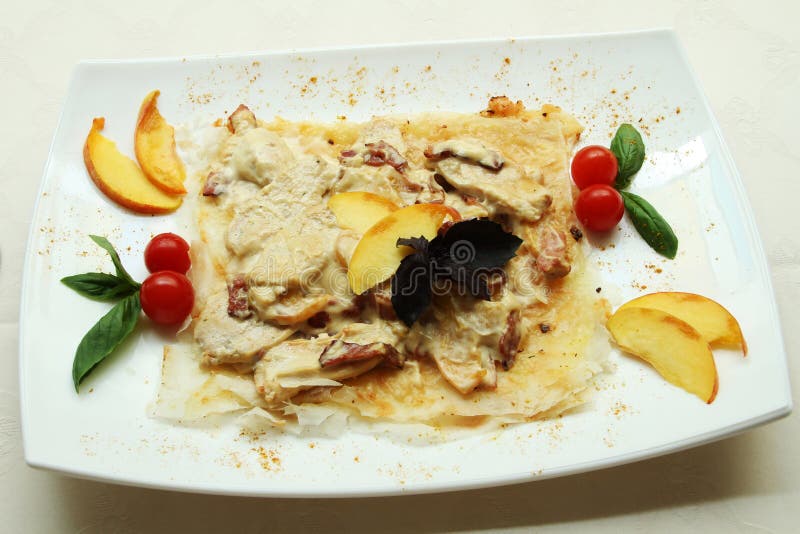 Decorative food restaurant stock photo. Image of fine - 170996880