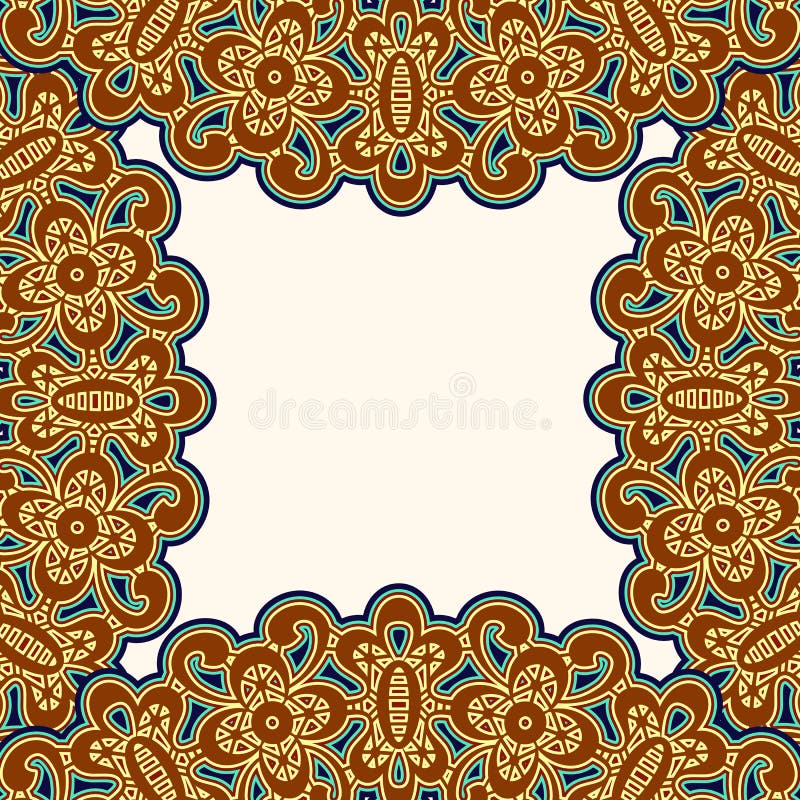 Decorative frame stock vector. Illustration of decor - 27262532