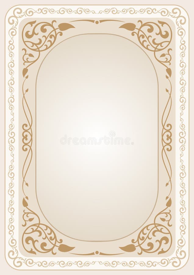 Round, Oval, Rectangular Vintage Victorian, Baroque Vector Frames Stock ...
