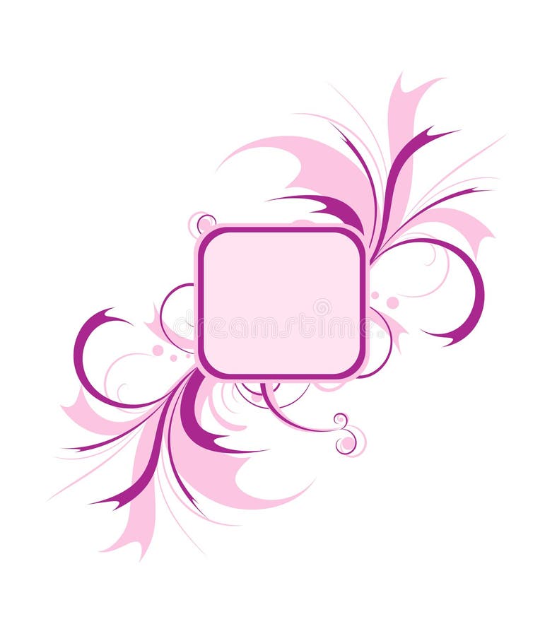Pink Fancy Frame Clip Art