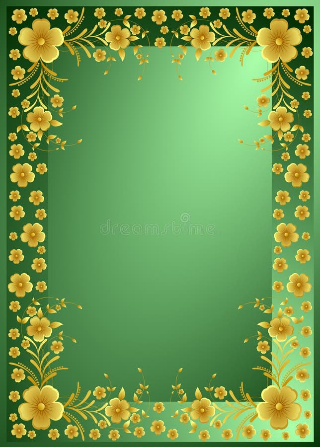 Decorative frame stock illustration. Illustration of natural - 7735307