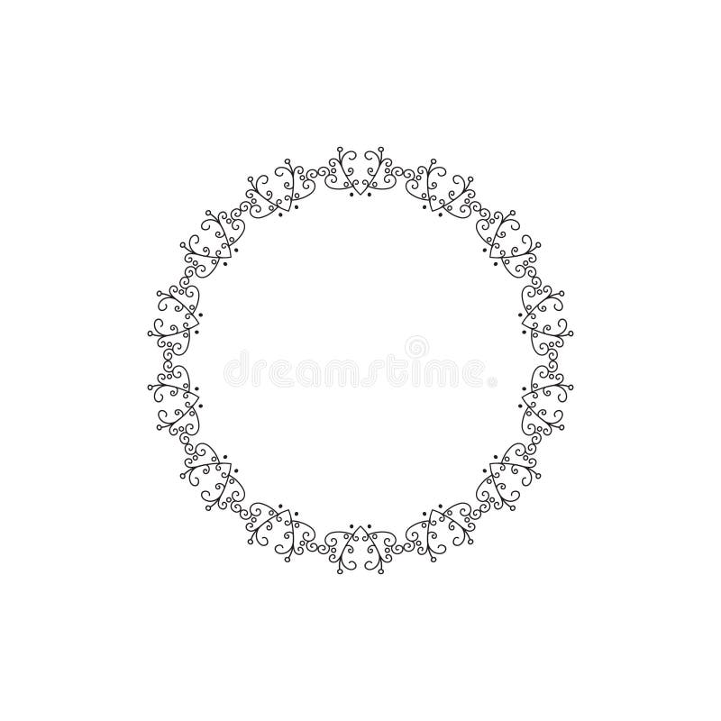 Decorative Frame for Cards Design. Stock Vector - Illustration of ...